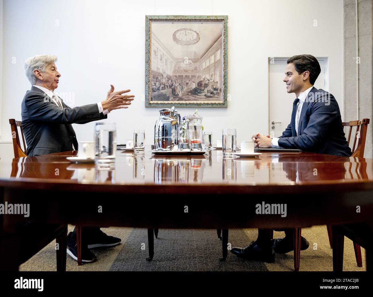 THE HAGUE - 30/11/2023, THE HAGUE - Party leader Rob Jetten (D66 ...
