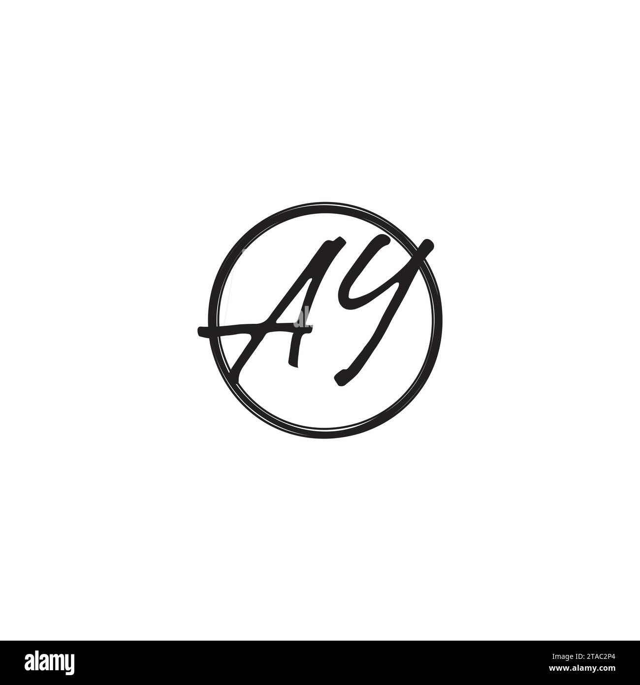 AY initial logo letters in high quality professional design that will ...