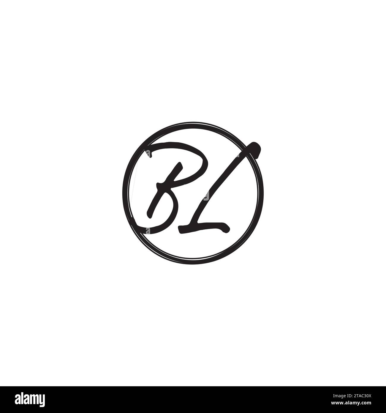 BL initial logo letters in high quality professional design that will ...