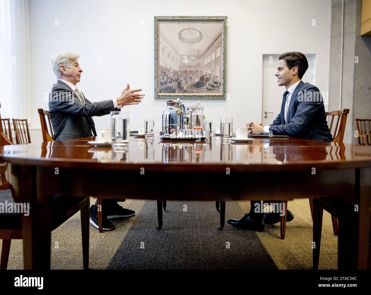 THE HAGUE - 30/11/2023, THE HAGUE - Party leader Rob Jetten (D66 ...