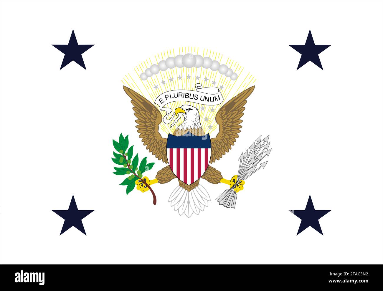 Flag of the vice president of the United States of America Stock Photo ...