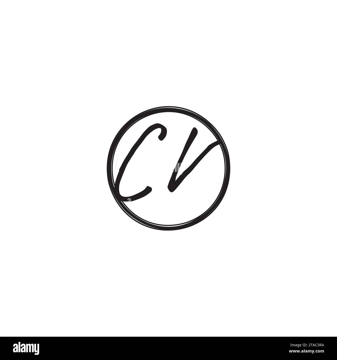 CV initial logo letters in high quality professional design that will ...