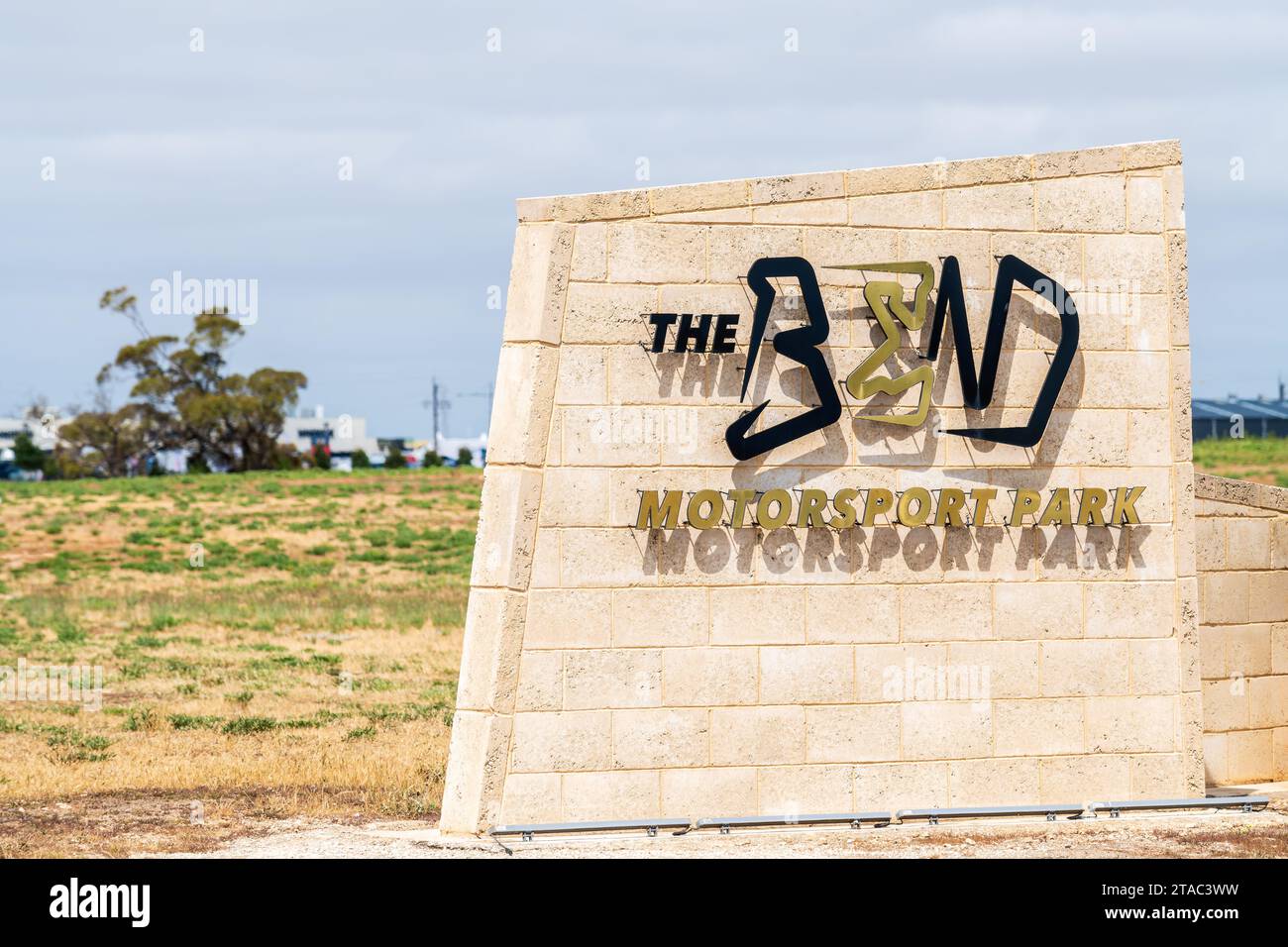 Tailem Bend, South Australia - October 13, 2023: The Bend Shell V-Power ...