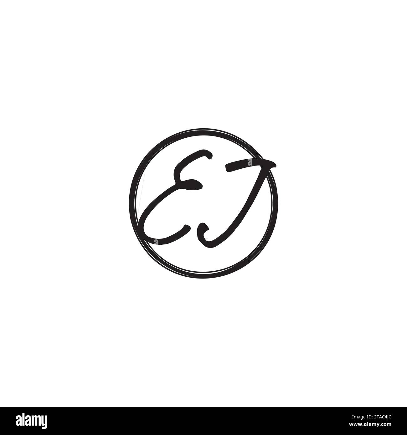 Initial ej hi-res stock photography and images - Alamy