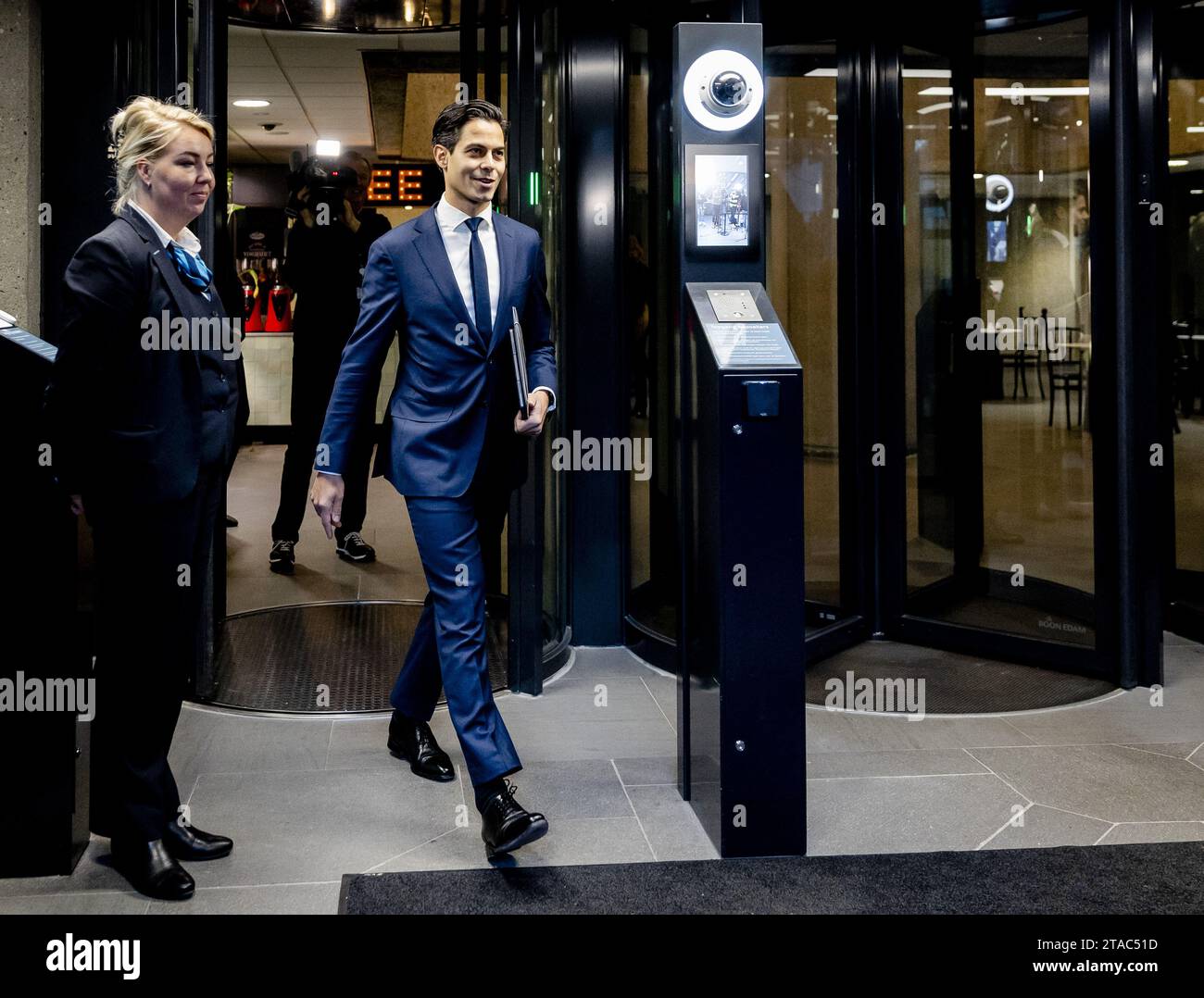 THE HAGUE - 30/11/2023, THE HAGUE - Party leader Rob Jetten (D66) prior ...