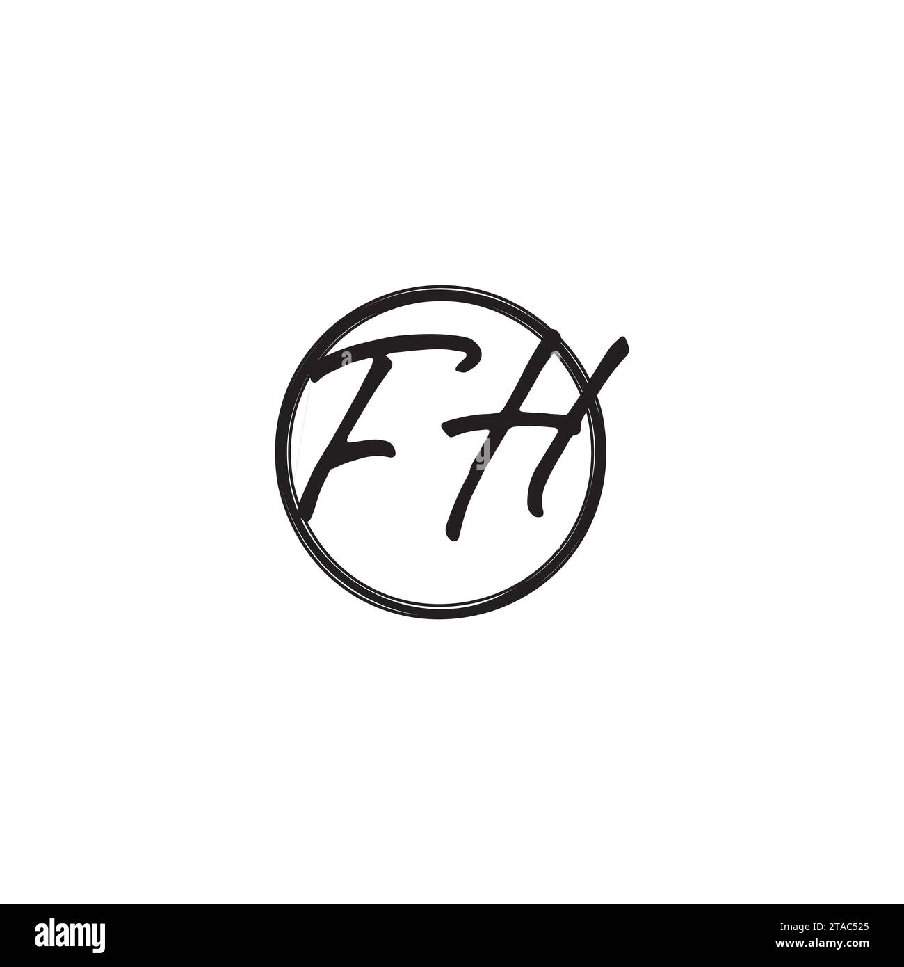 Fh initial Stock Vector Images - Alamy