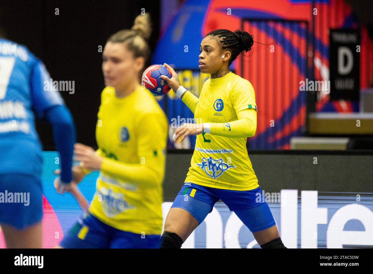 Frederikshavn, Denmark. 29th Nov, 2023. Bruna de Paula (2) of Brazil ...