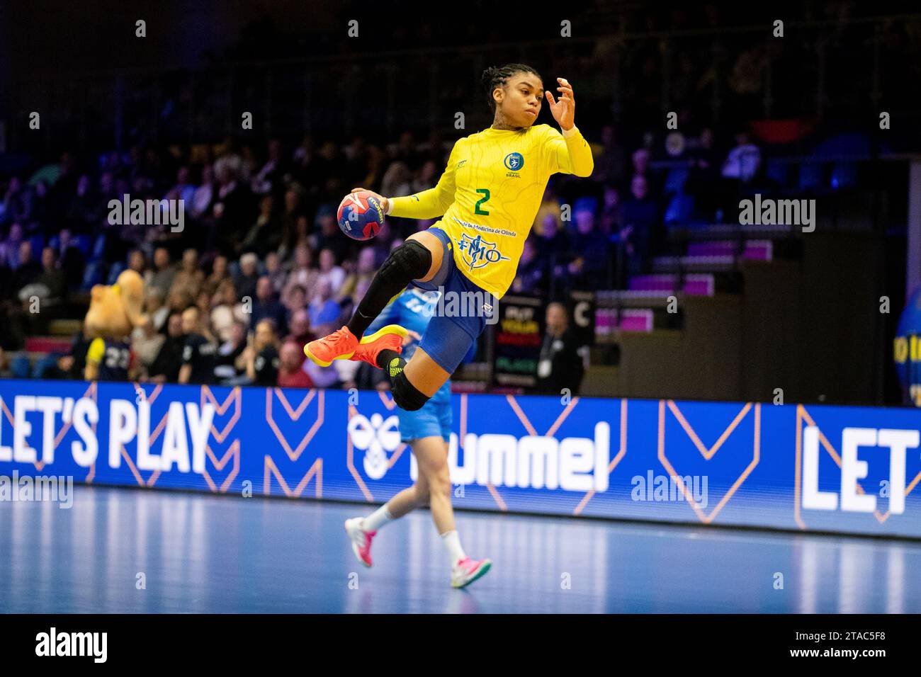Frederikshavn, Denmark. 29th Nov, 2023. Bruna de Paula (2) of Brazil ...