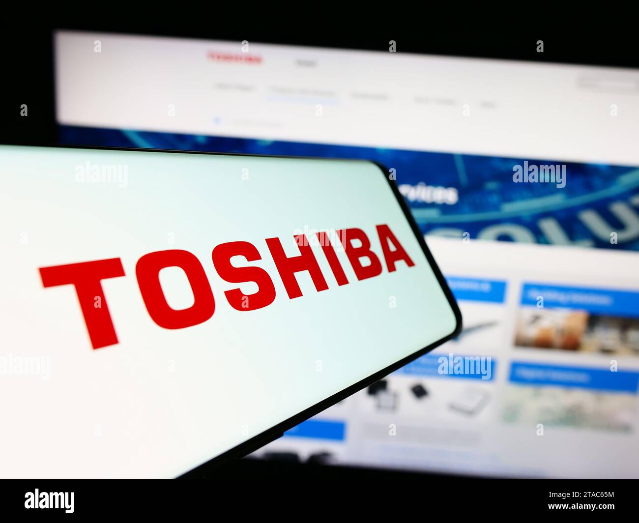 Toshiba logo hi-res stock photography and images - Alamy