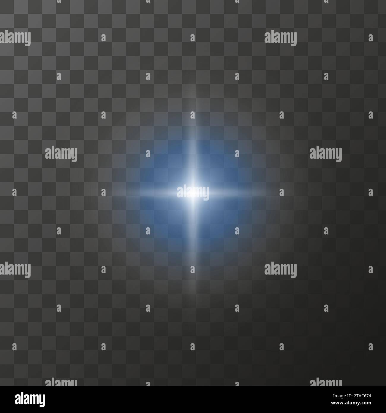 Blue star shining star on transparent background, Bright blue light ...