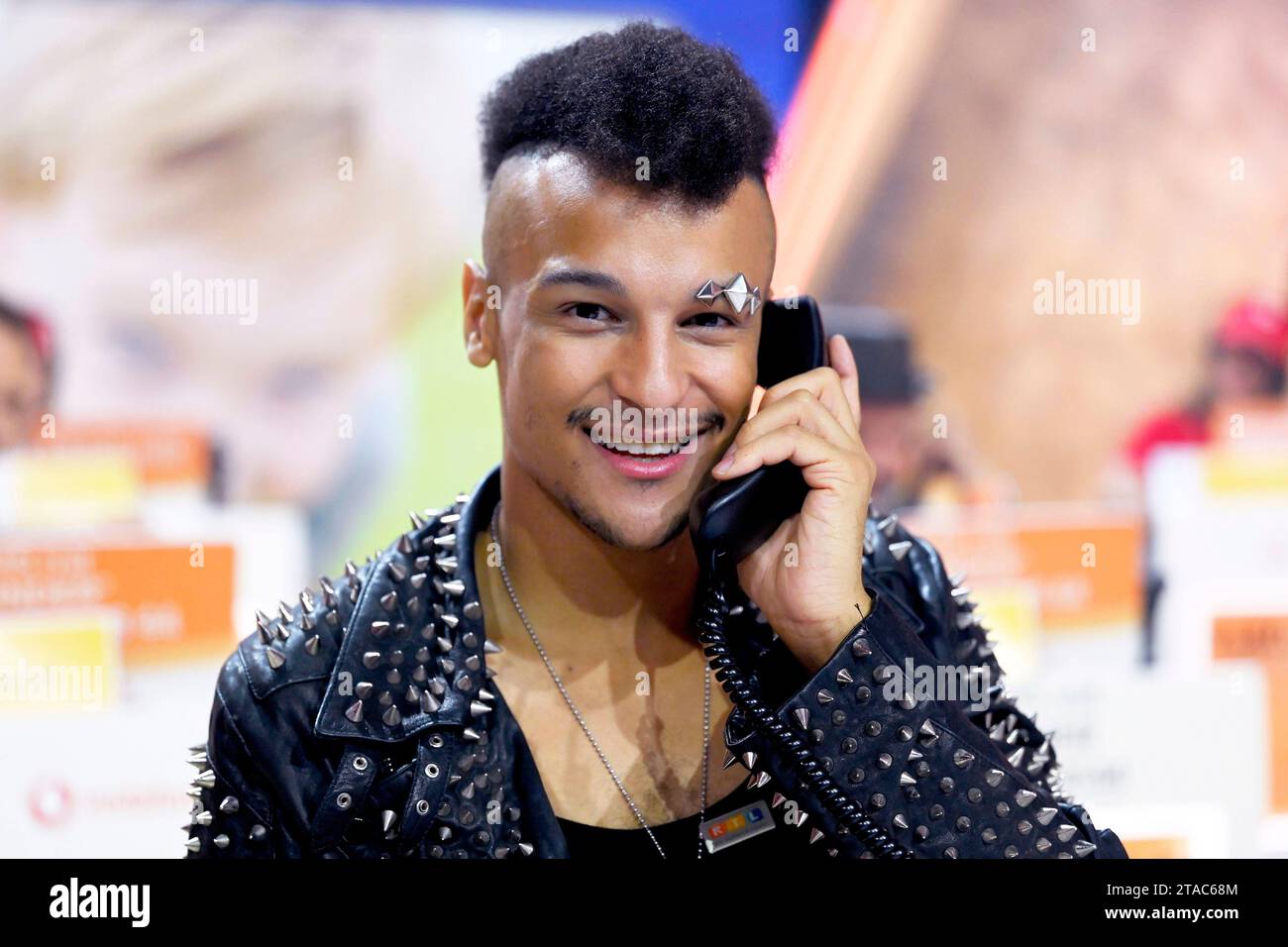 Sänger Prince Damien beim 28. RTL-Spendenmarathon 2023 in den EMG ...