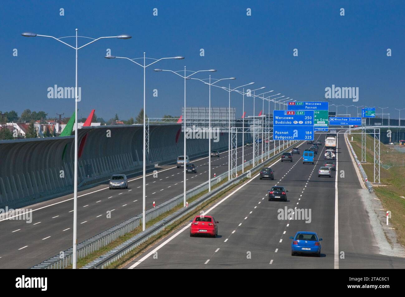 Motorway ring road in Wroclaw, Lower Silesia, Poland Stock Photo - Alamy
