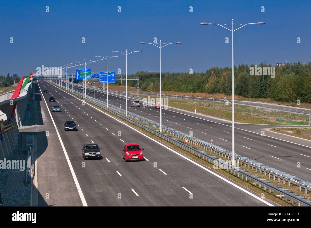 Motorway ring road in Wroclaw, Lower Silesia, Poland Stock Photo - Alamy