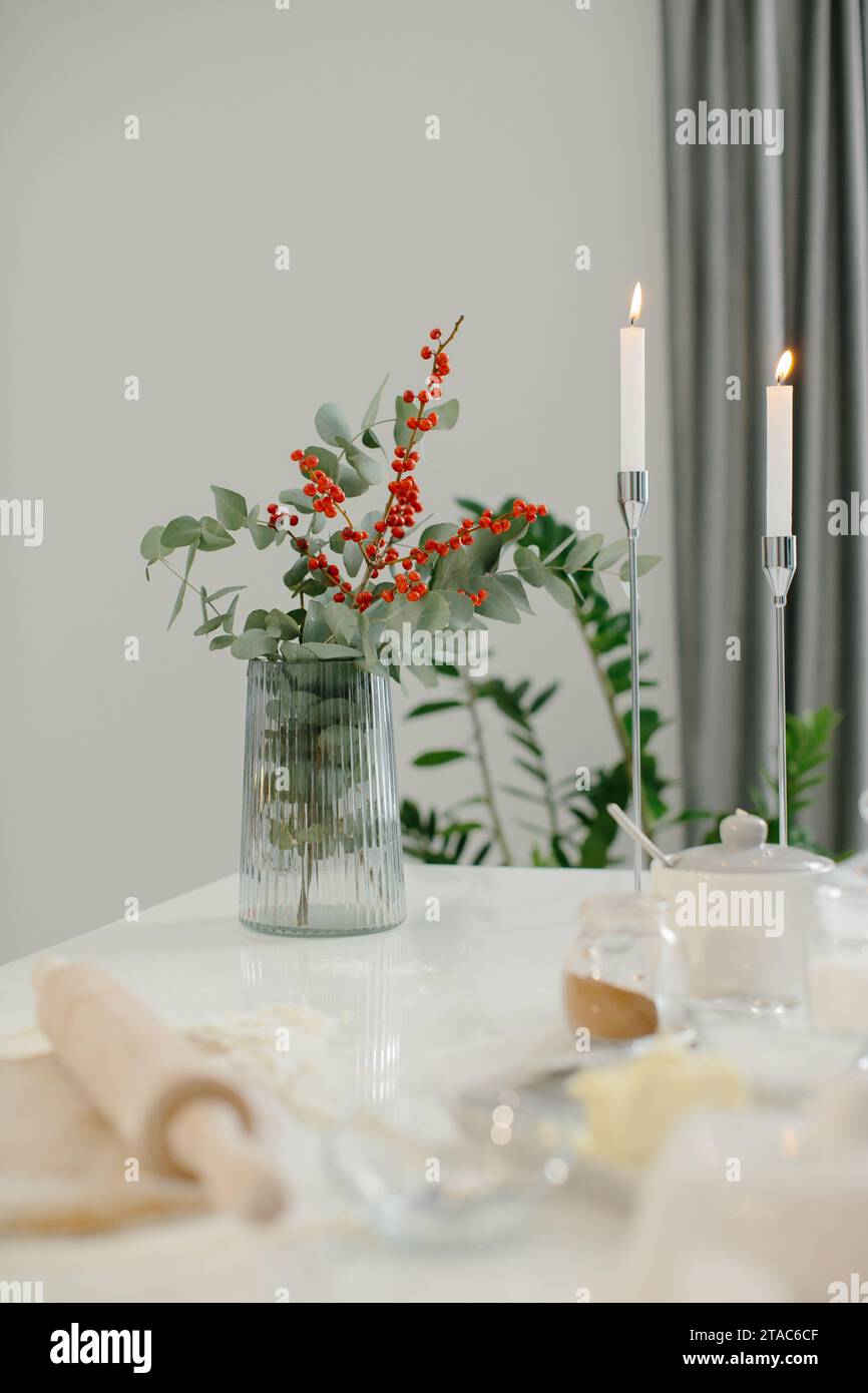 Kitchen table with ingredients hi-res stock photography and images - Alamy