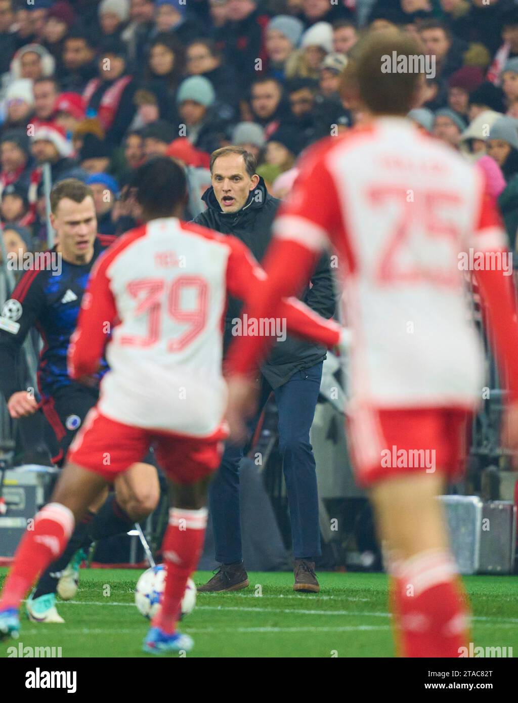 Trainer Thomas Tuchel (FCB), team manager, headcoach, coach, in the ...