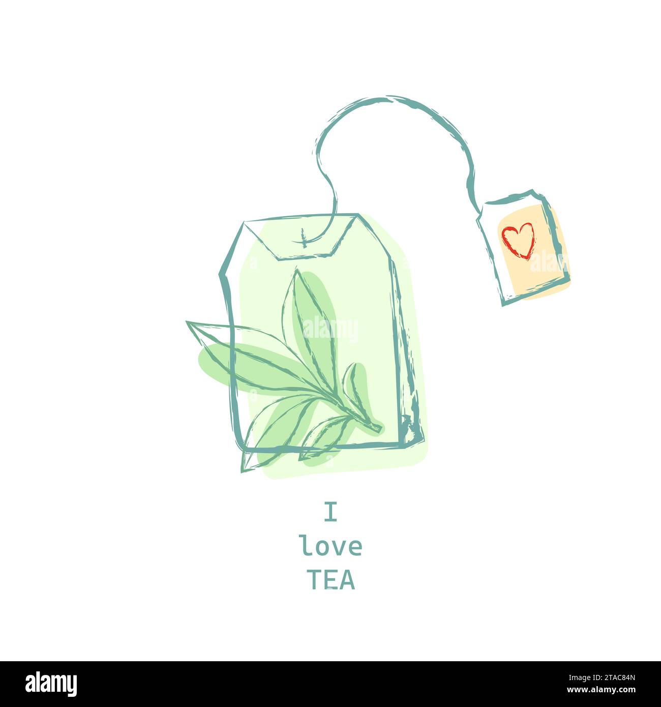 Teabag hand Stock Vector Images - Alamy