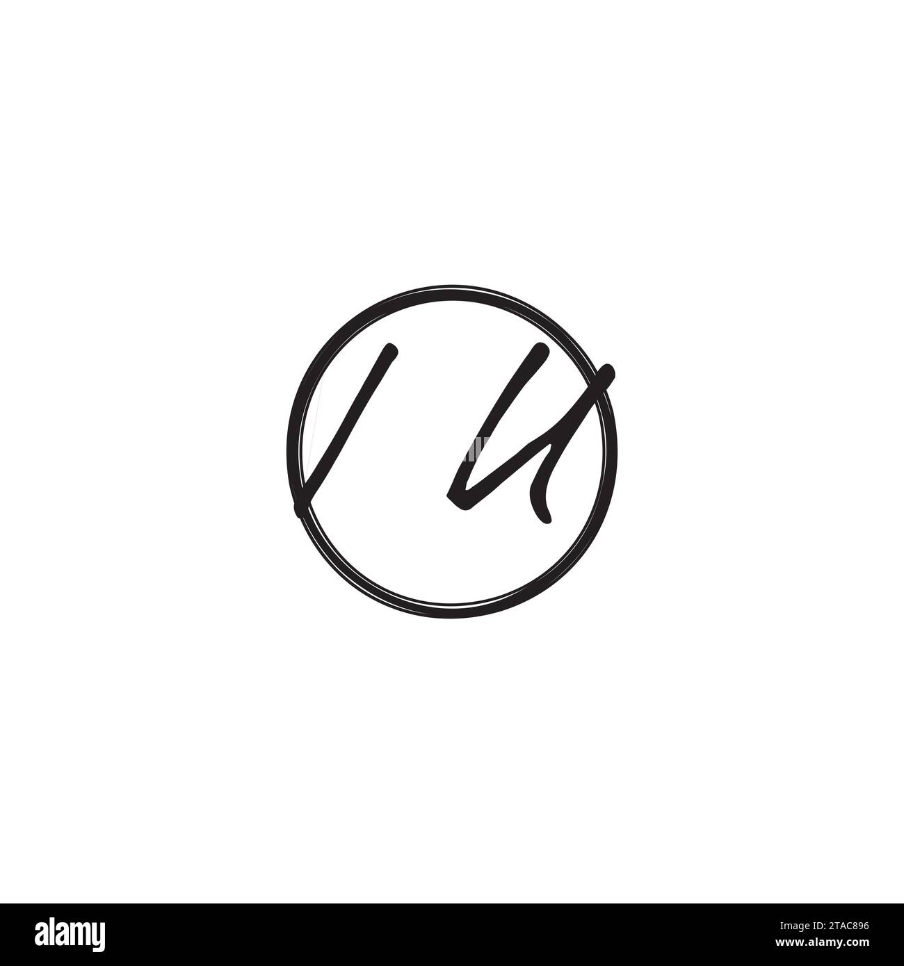 IU initial logo letters in high quality professional design that will ...