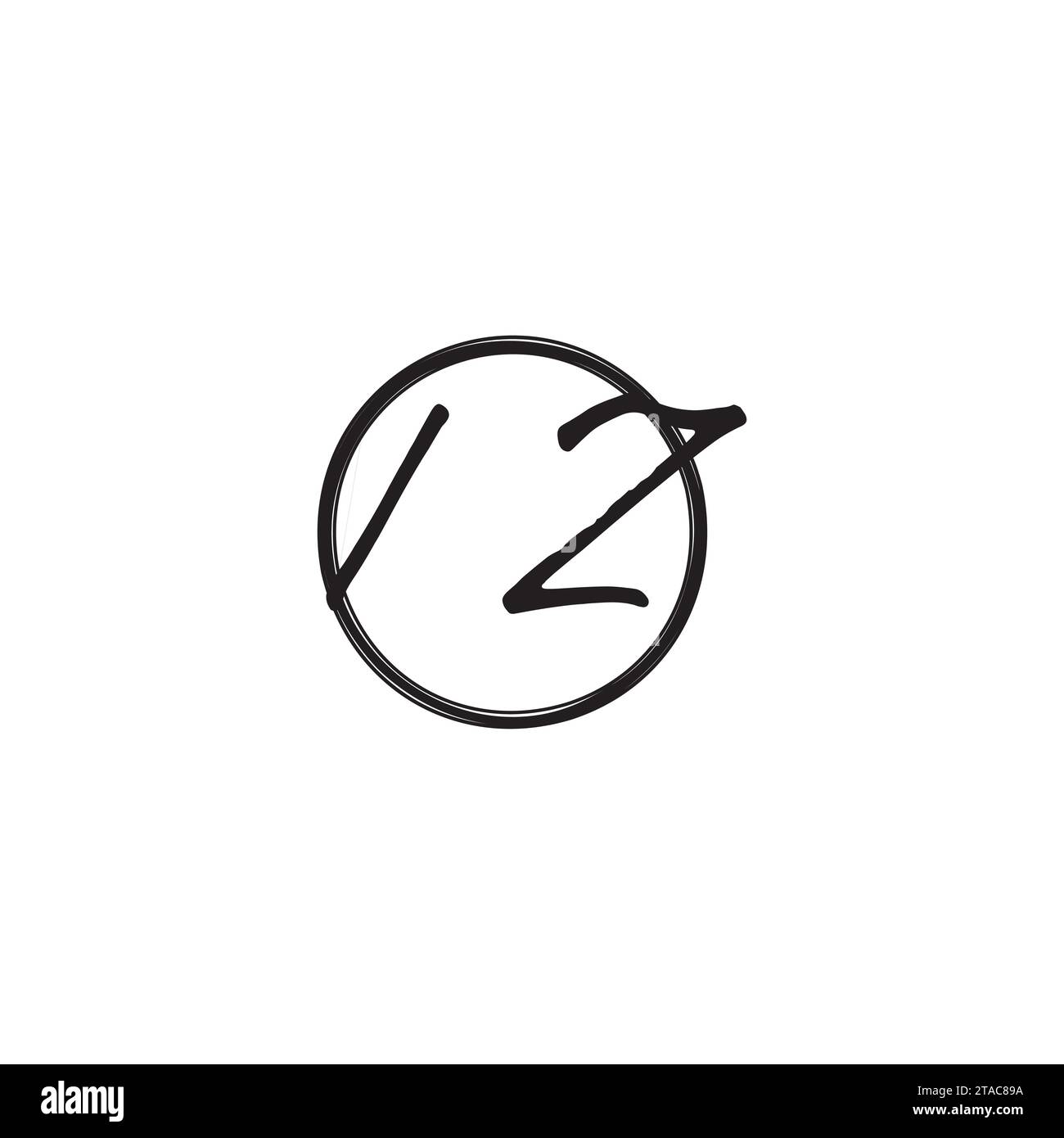 IZ initial logo letters in high quality professional design that will ...