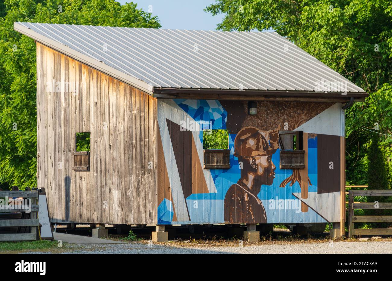 The Hockhocking Adena Bikeway in Athens Ohio Stock Photo - Alamy