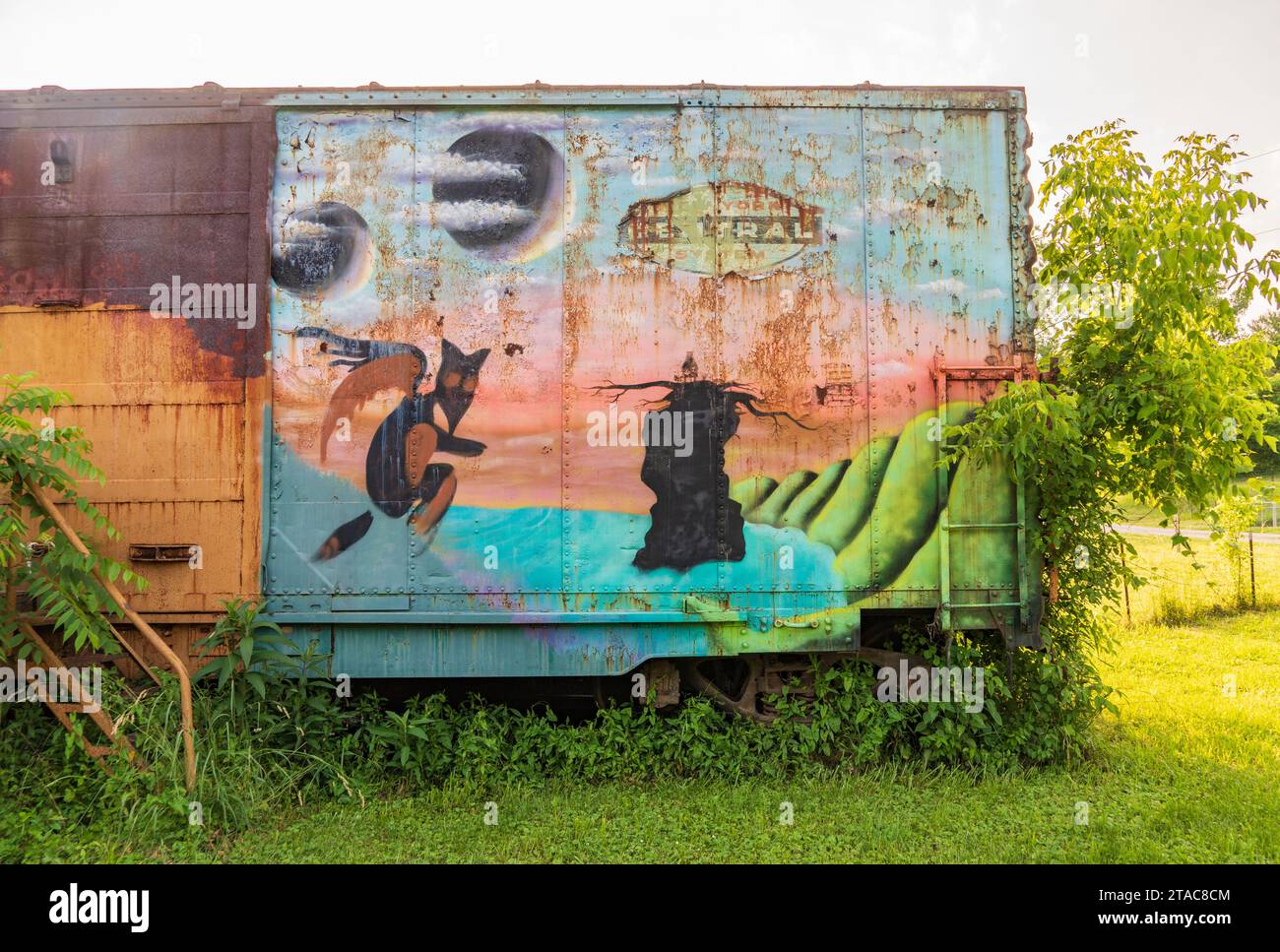 The Hockhocking Adena Bikeway in Athens Ohio Stock Photo - Alamy