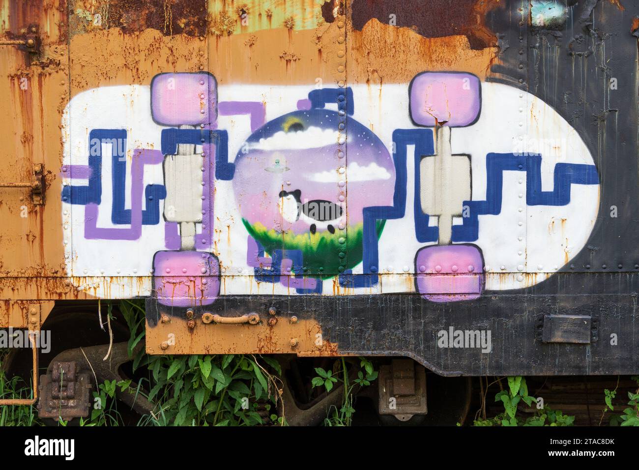 The Hockhocking Adena Bikeway in Athens Ohio Stock Photo - Alamy