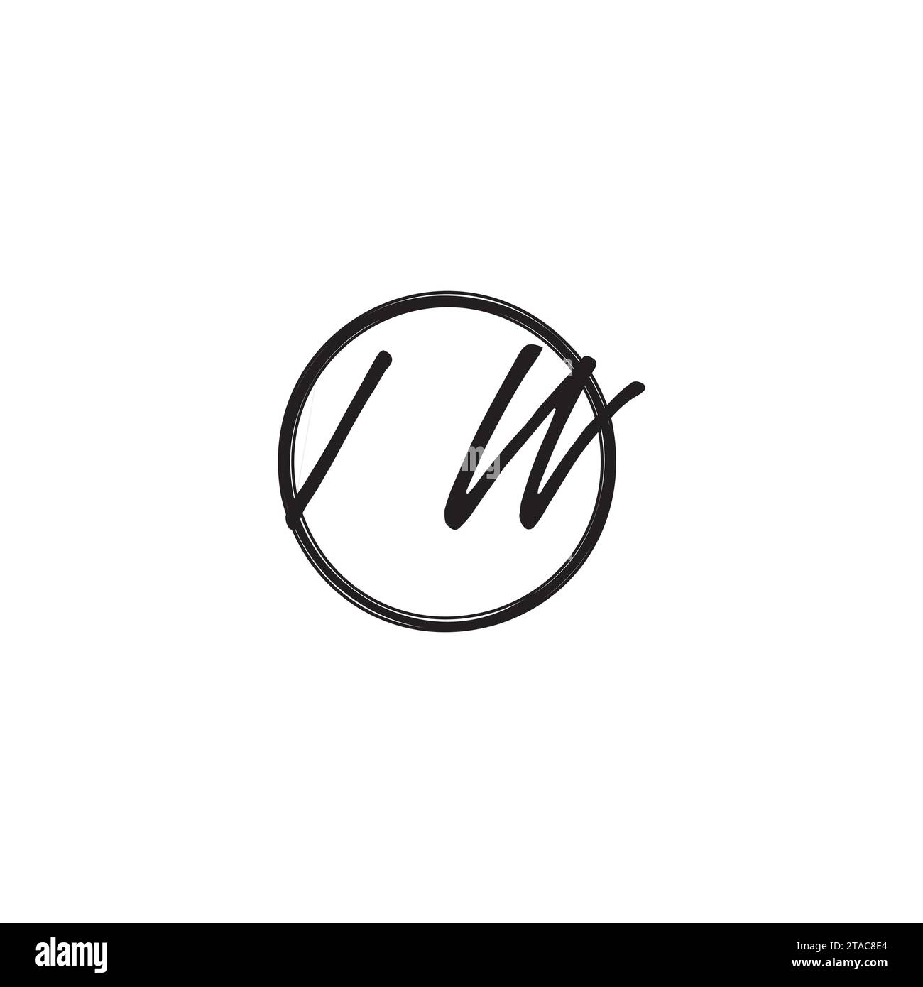 Letter iw logo Black and White Stock Photos & Images - Alamy