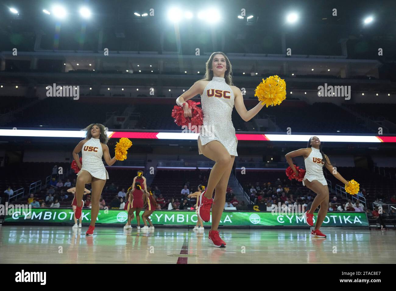 Southern California Trojans song girls cheerleaders perform during a ...