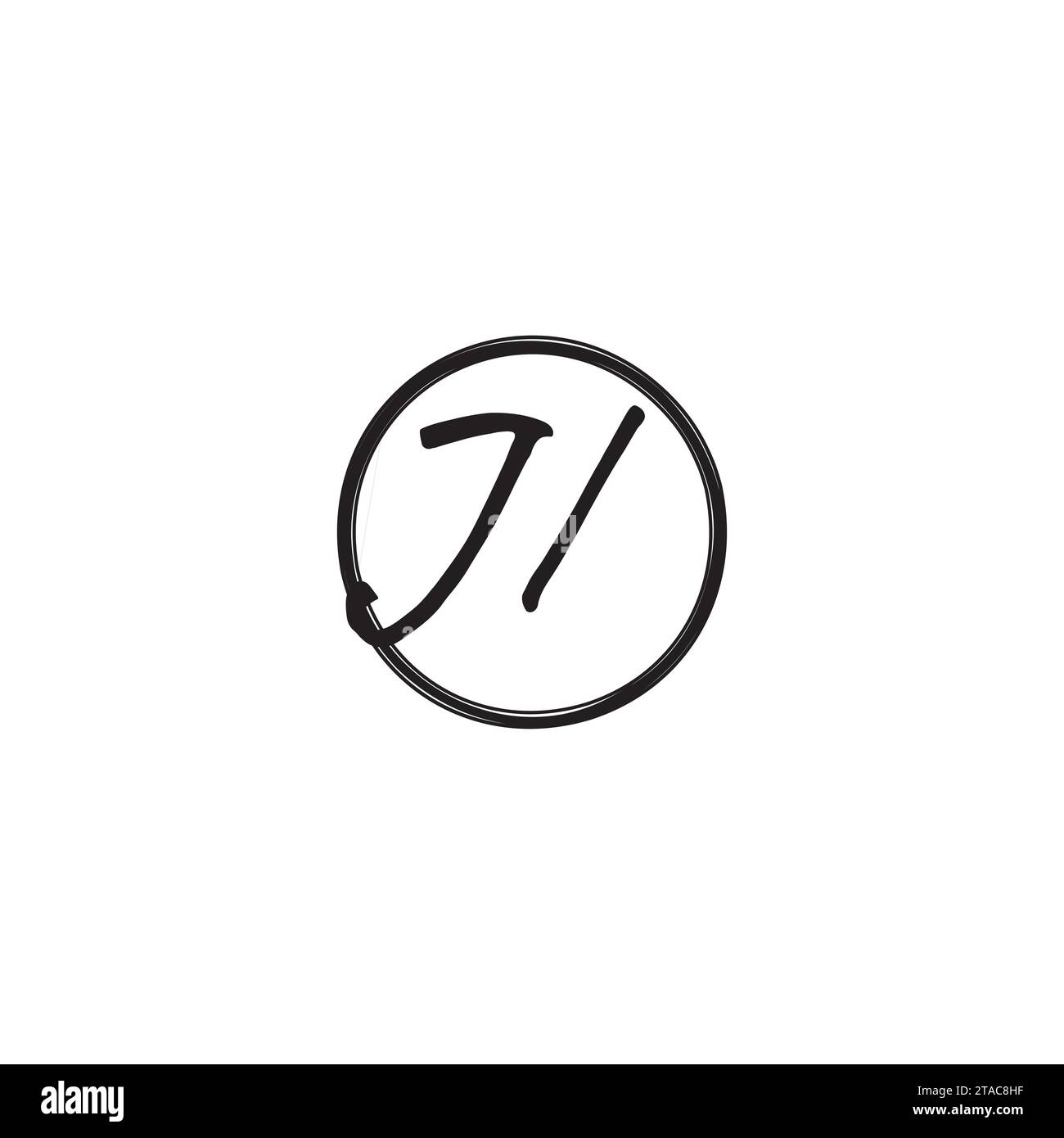 Ji letters Stock Vector Images - Alamy