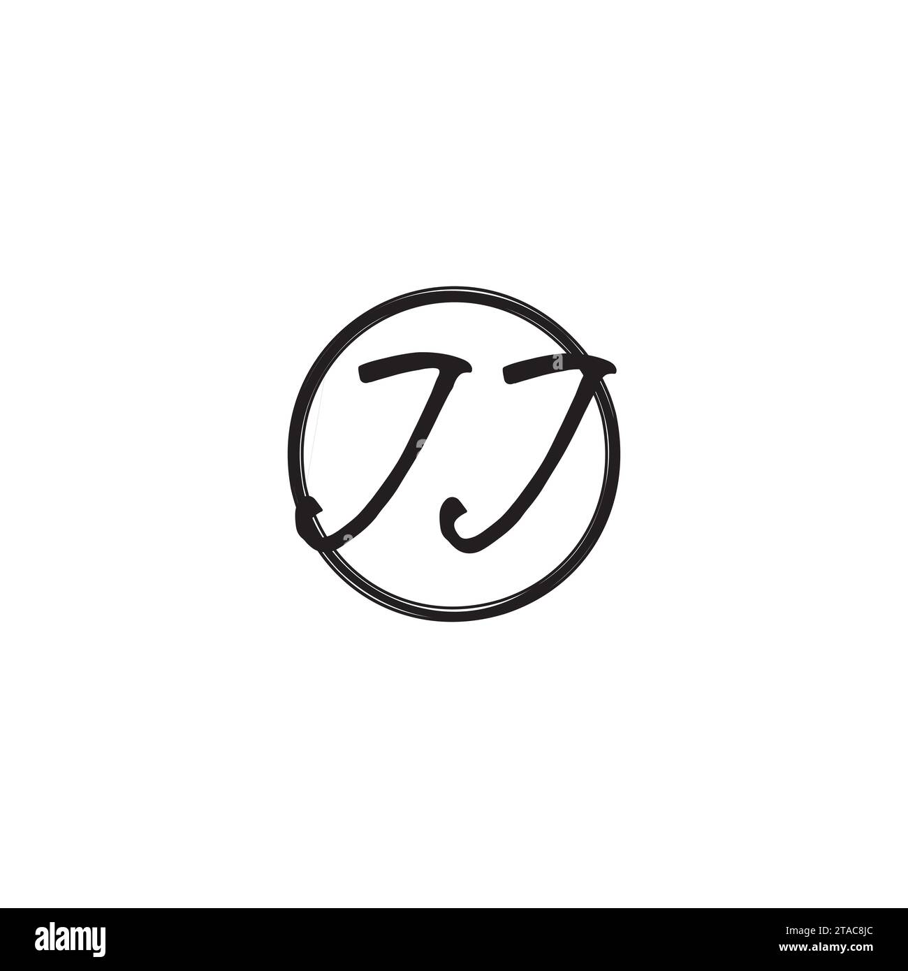 JJ initial logo letters in high quality professional design that will ...