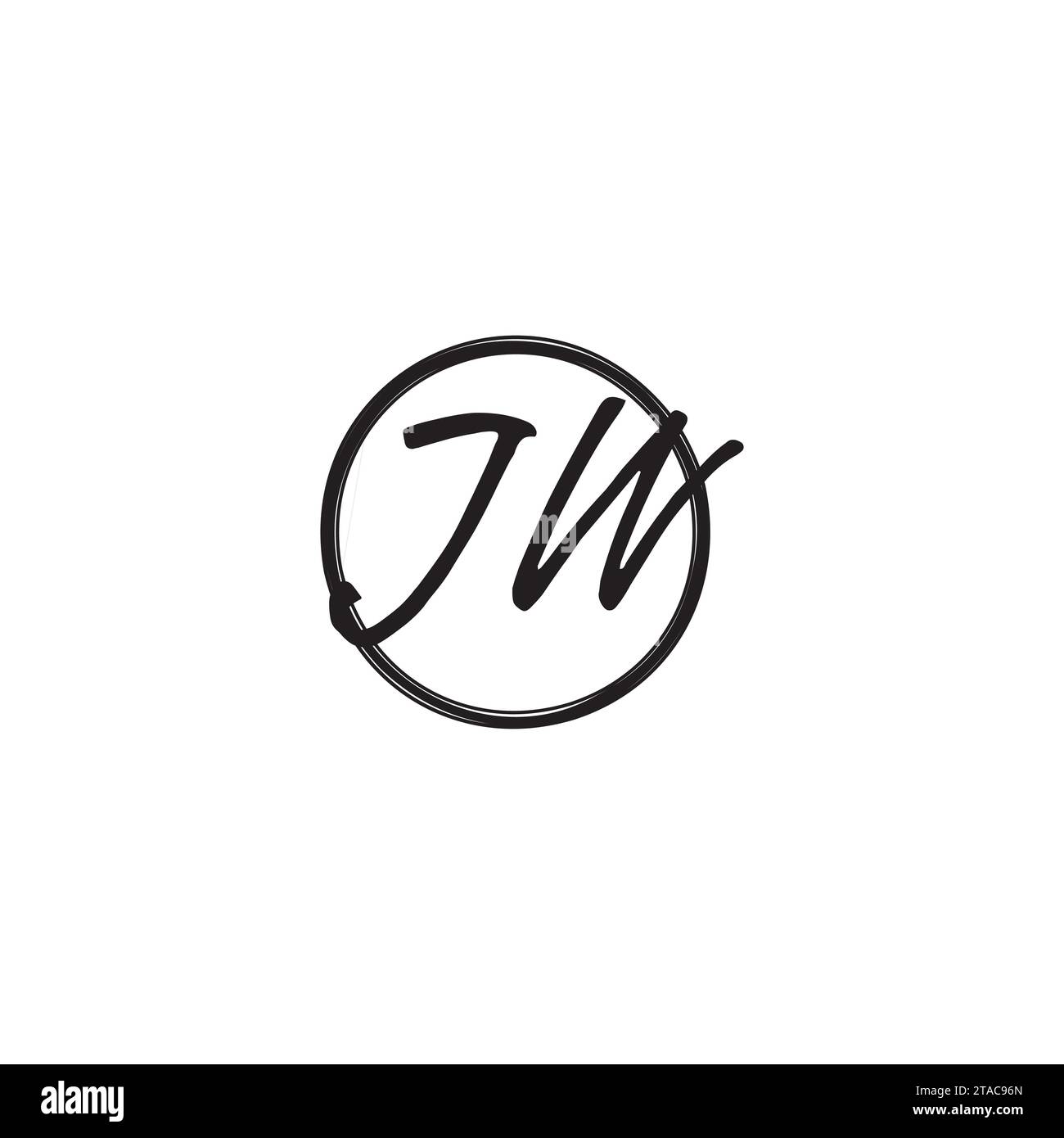 JW initial logo letters in high quality professional design that will ...