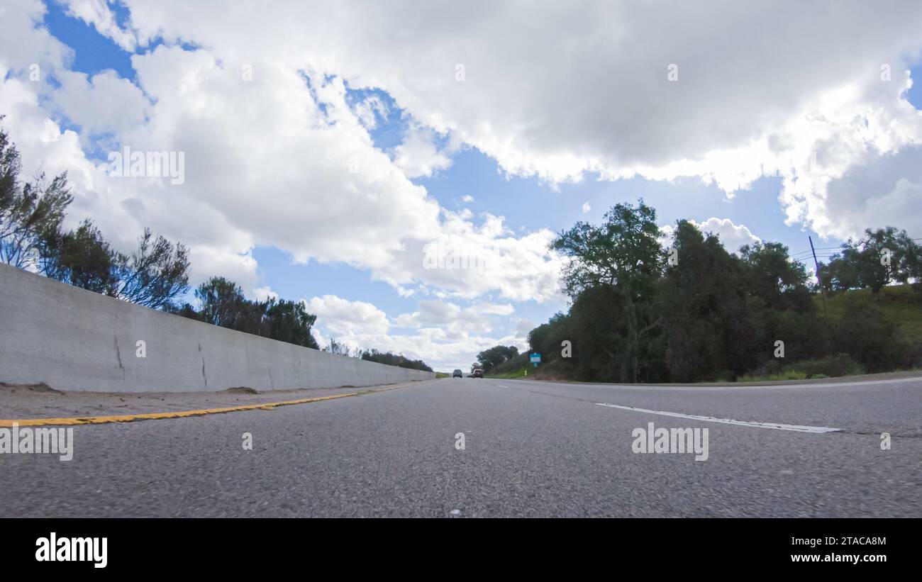 Winter Drive along Sunny Highway 101 near Santa Maria Stock Photo - Alamy