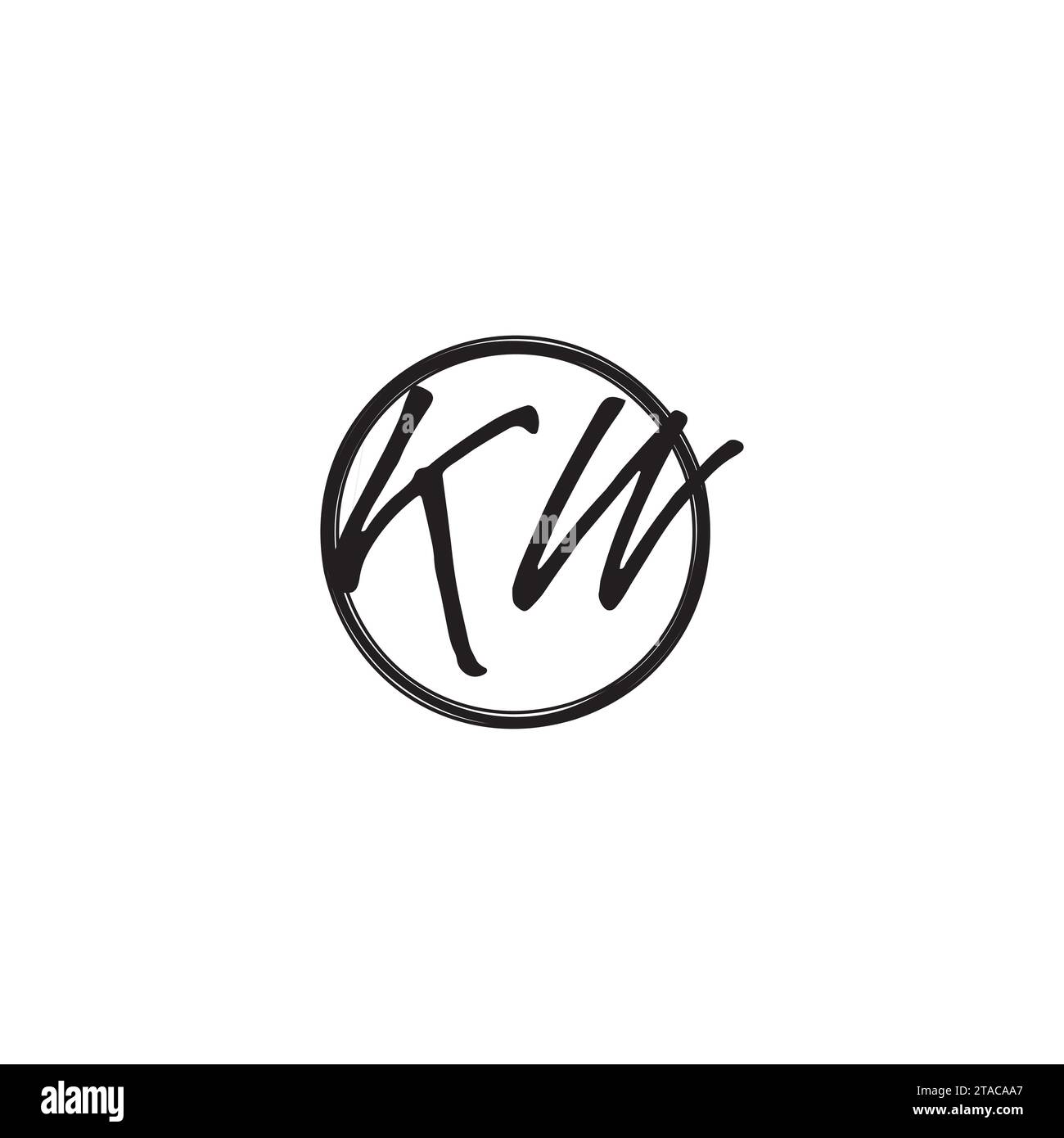 Kw letters Stock Vector Images - Alamy