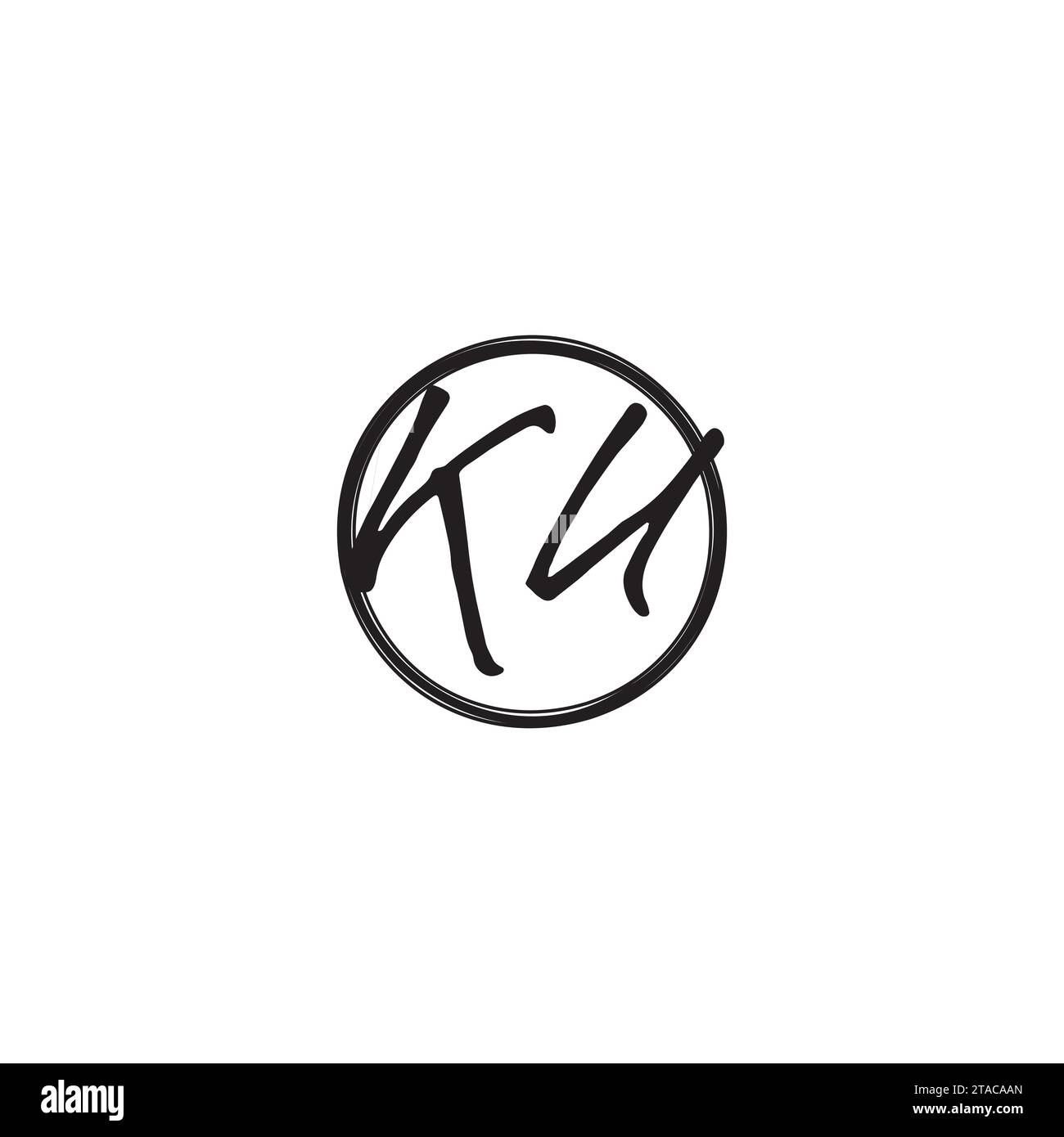 KU initial logo letters in high quality professional design that will ...