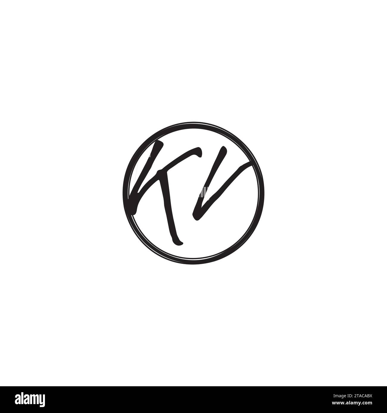 KV initial logo letters in high quality professional design that will ...
