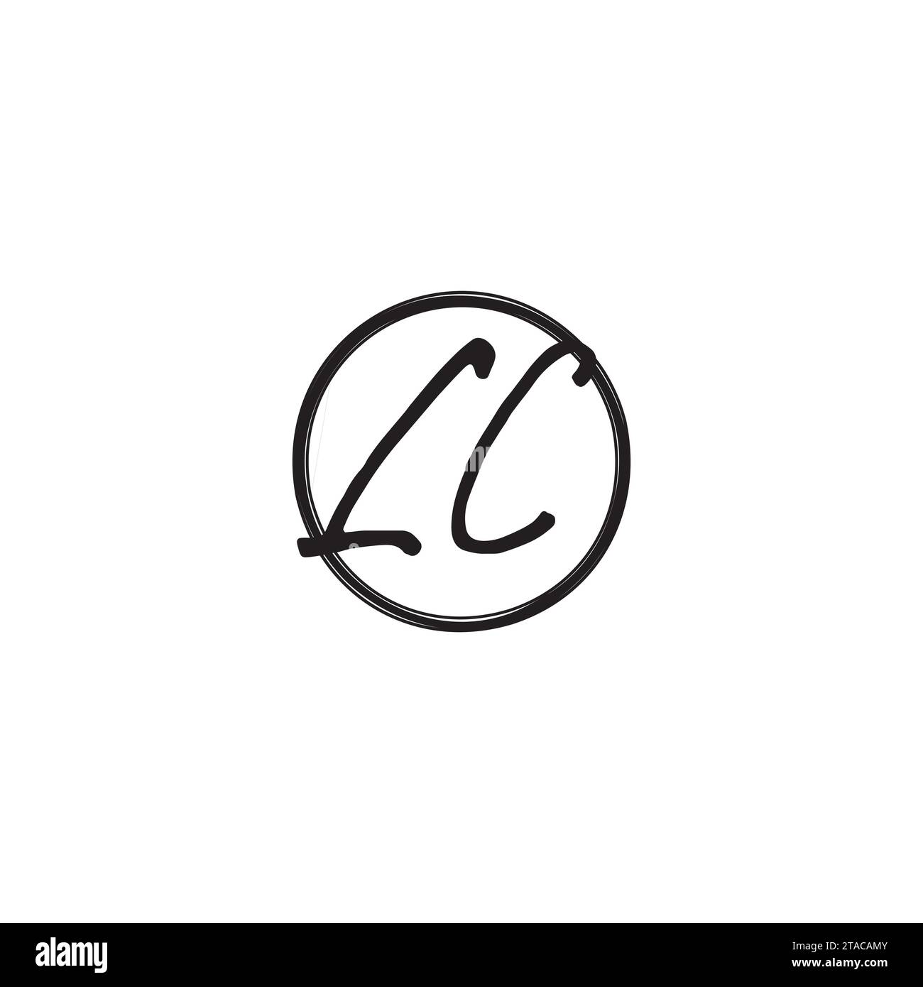 Initial lc logo hi-res stock photography and images - Alamy
