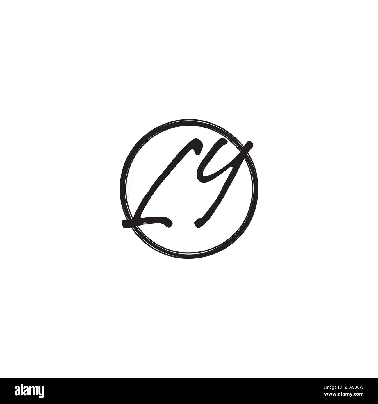 LY initial logo letters in high quality professional design that will ...