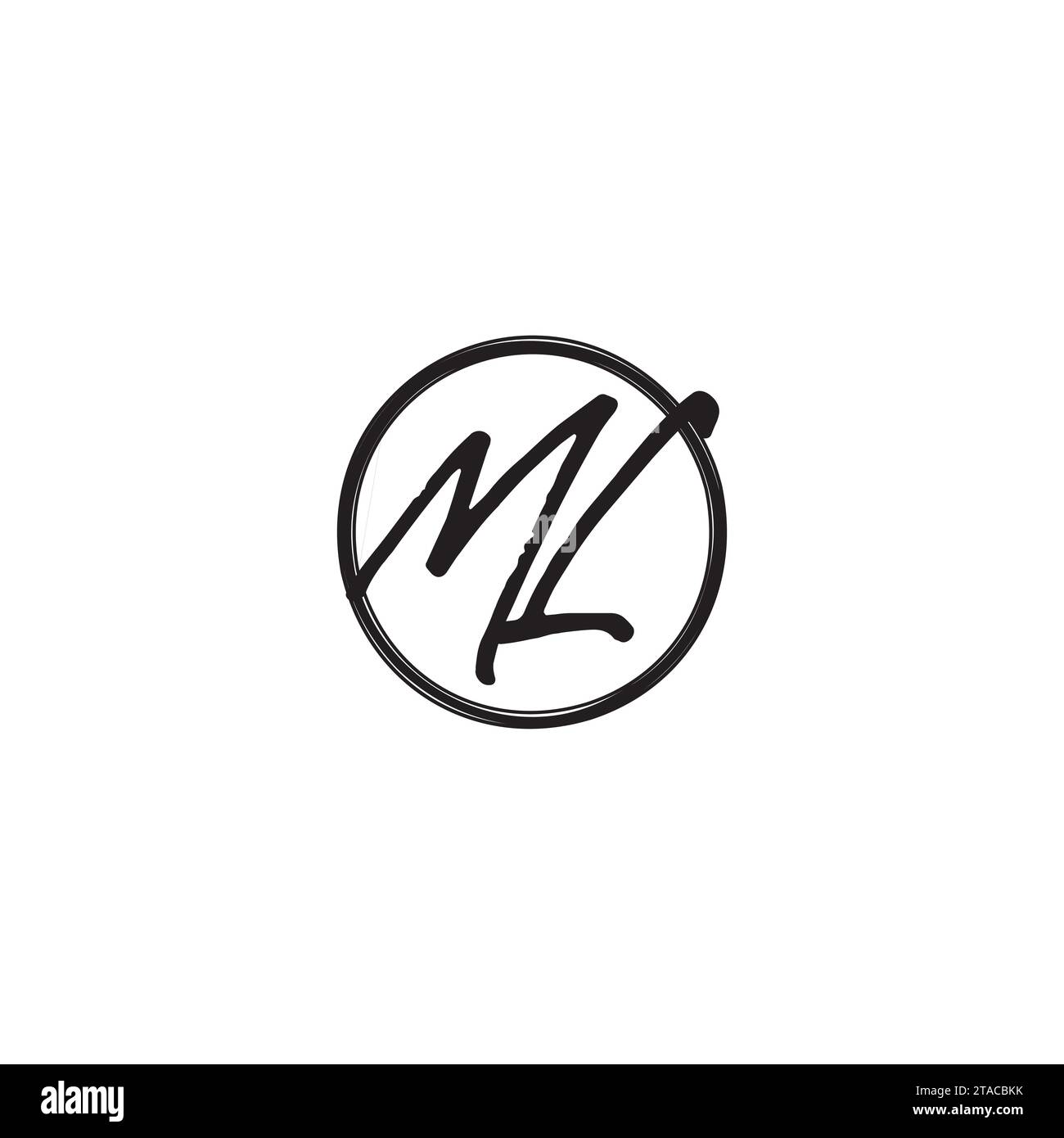 ML initial logo letters in high quality professional design that will ...
