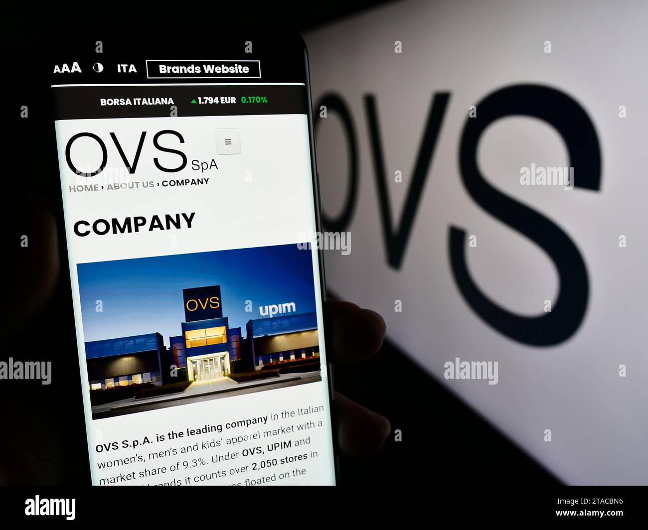 Ovs logo hi-res stock photography and images - Alamy