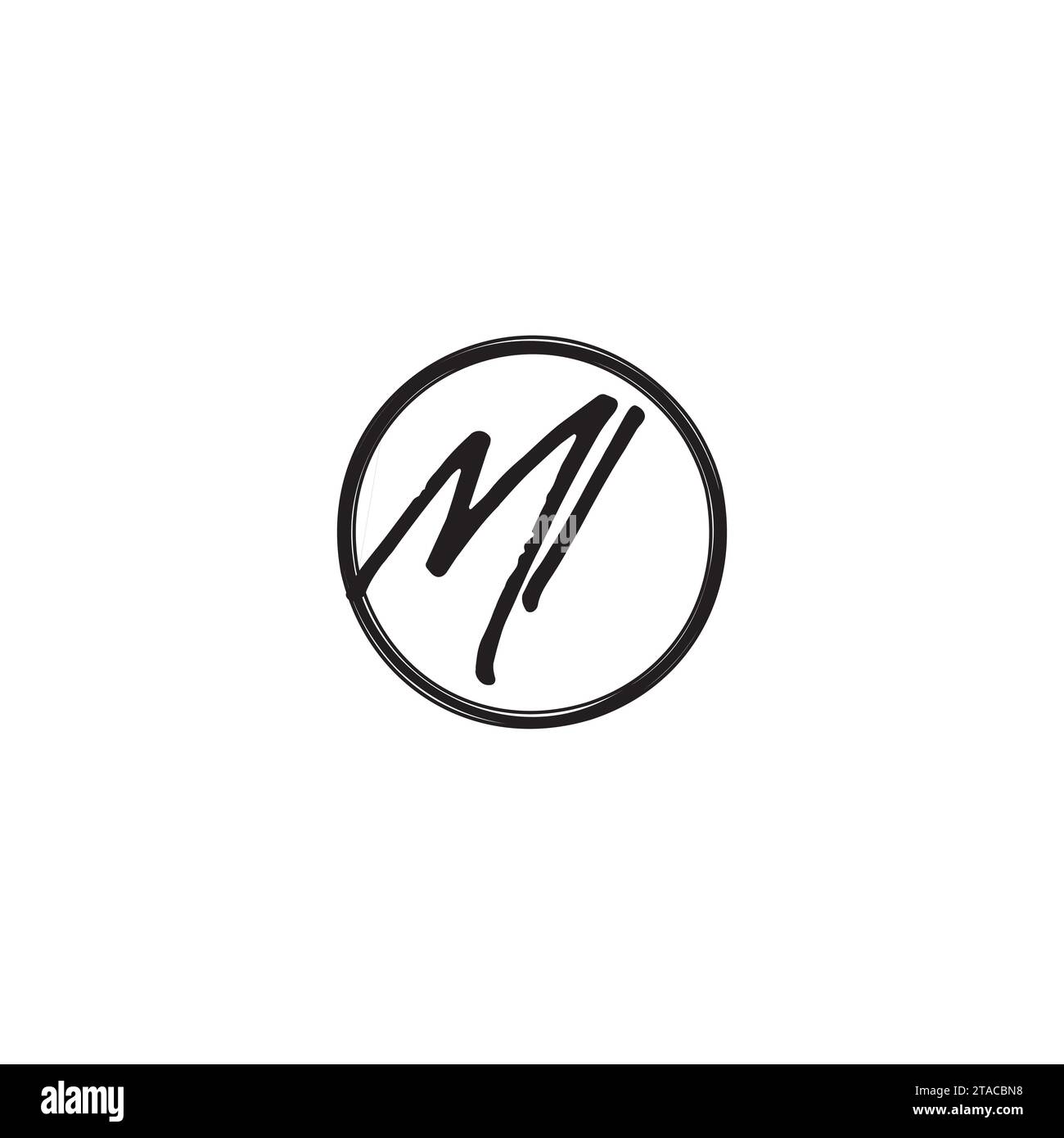 MI initial logo letters in high quality professional design that will ...