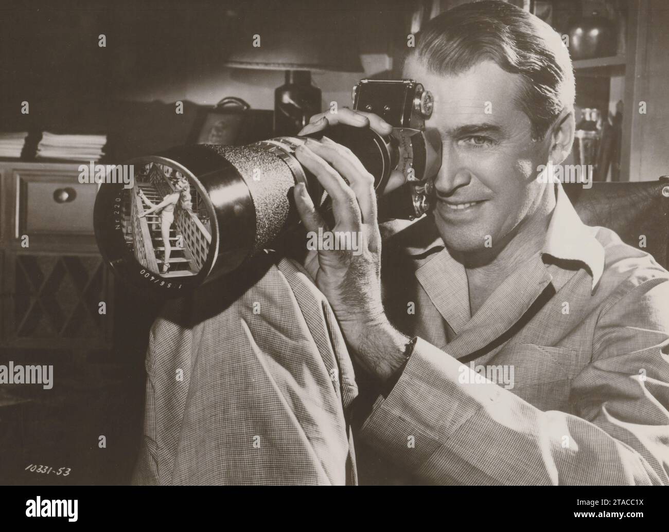 Rear Window (Paramount, 1954). James Stewart, Grace Kelly, Directed By ...