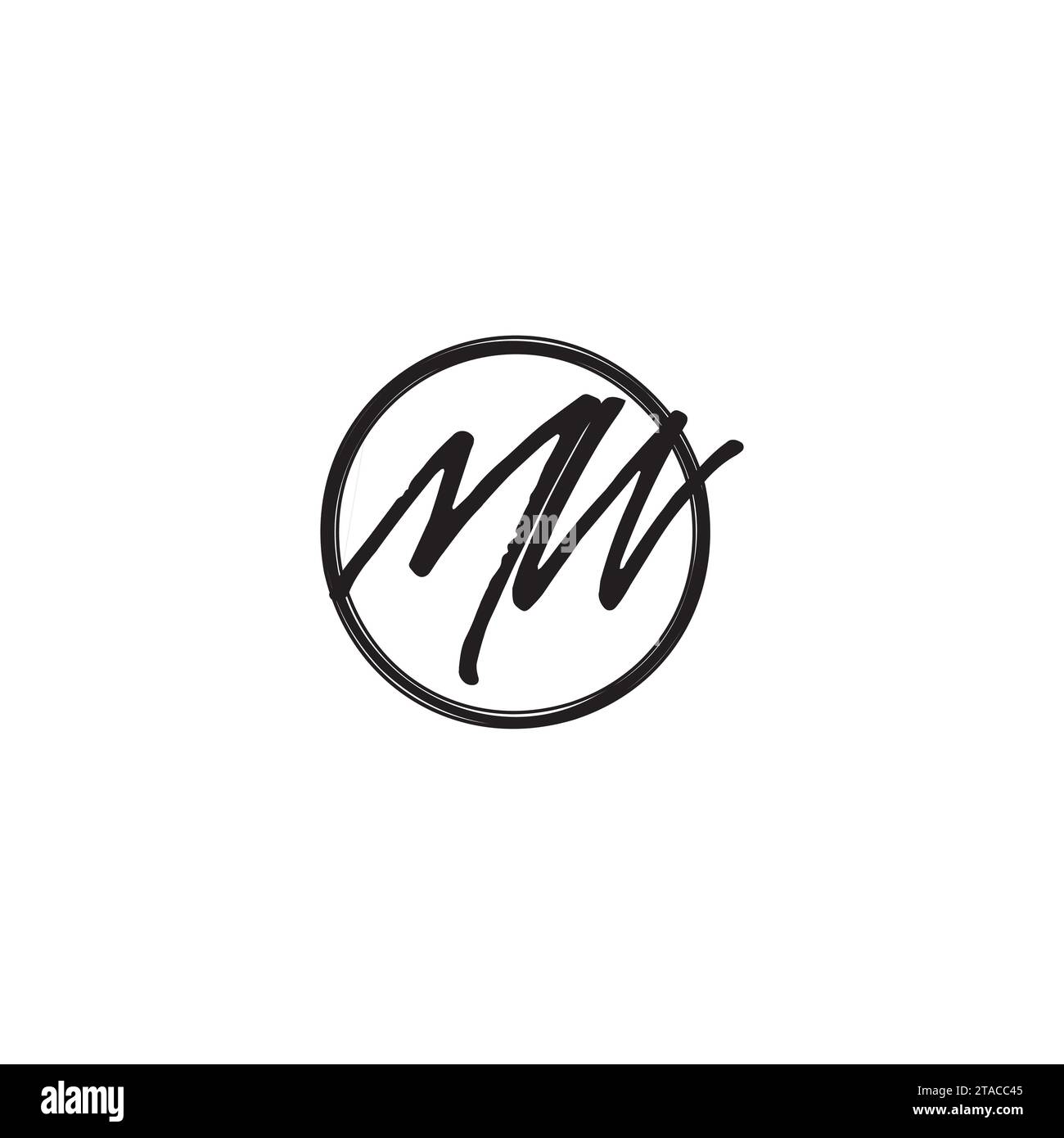 Mw initial Stock Vector Images - Alamy