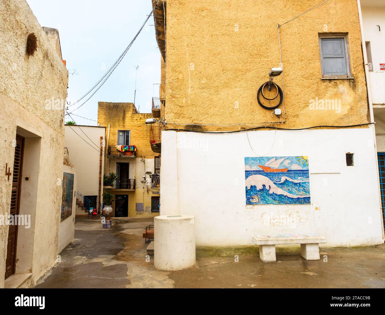 Typical Islamic urban layout of the so-called Kasbah in the old town of ...
