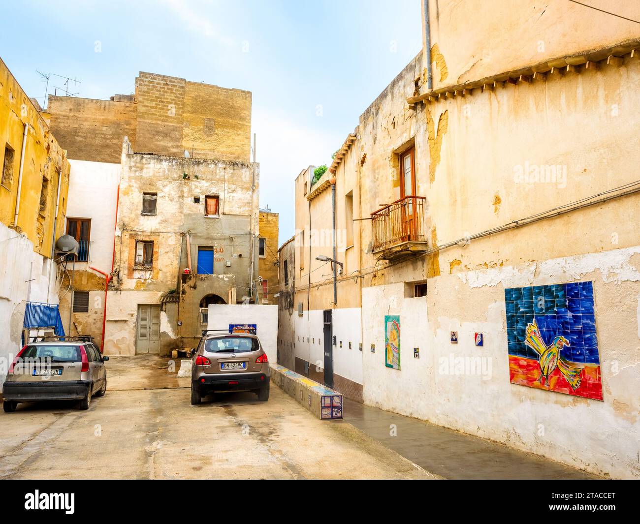 Typical Islamic urban layout of the so-called Kasbah in the old town of ...