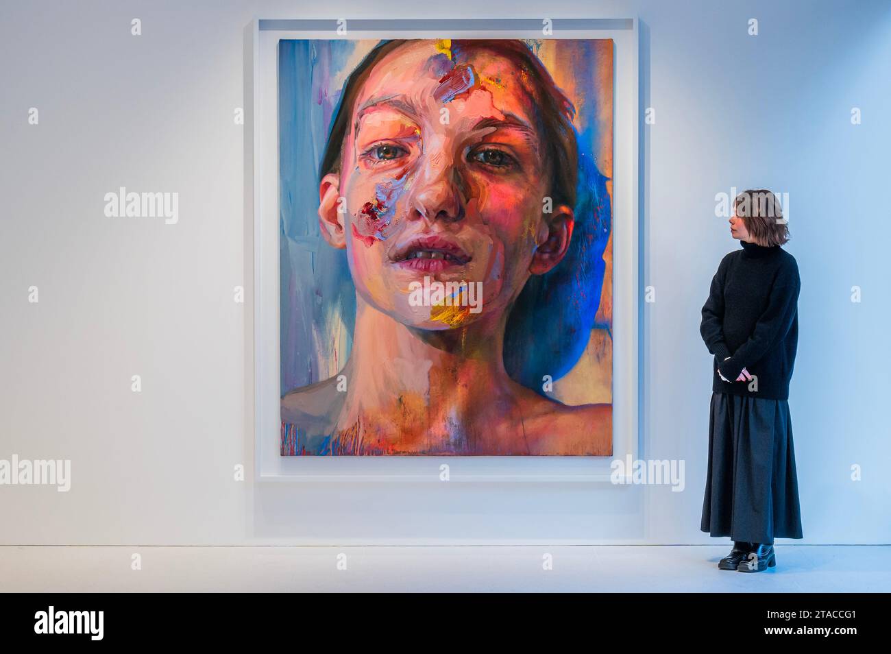 London, UK. 30th Nov, 2023. Skene, 2023 - Ekkyklema by Jenny Saville ...