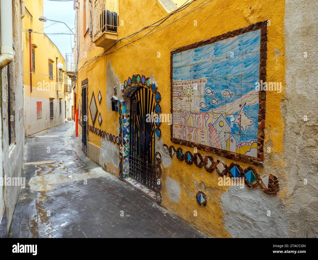 Typical Islamic urban layout of the so-called Kasbah in the old town of ...