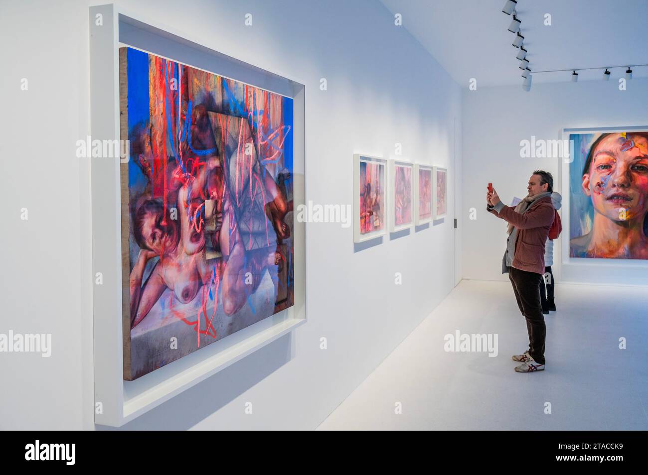 London, UK. 30th Nov, 2023. Skene with Studies for Ekkyklema and ...