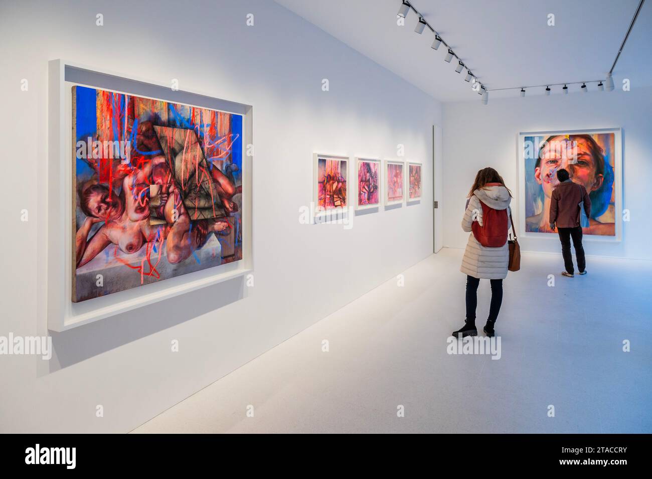 London, UK. 30th Nov, 2023. Skene with Studies for Ekkyklema and ...