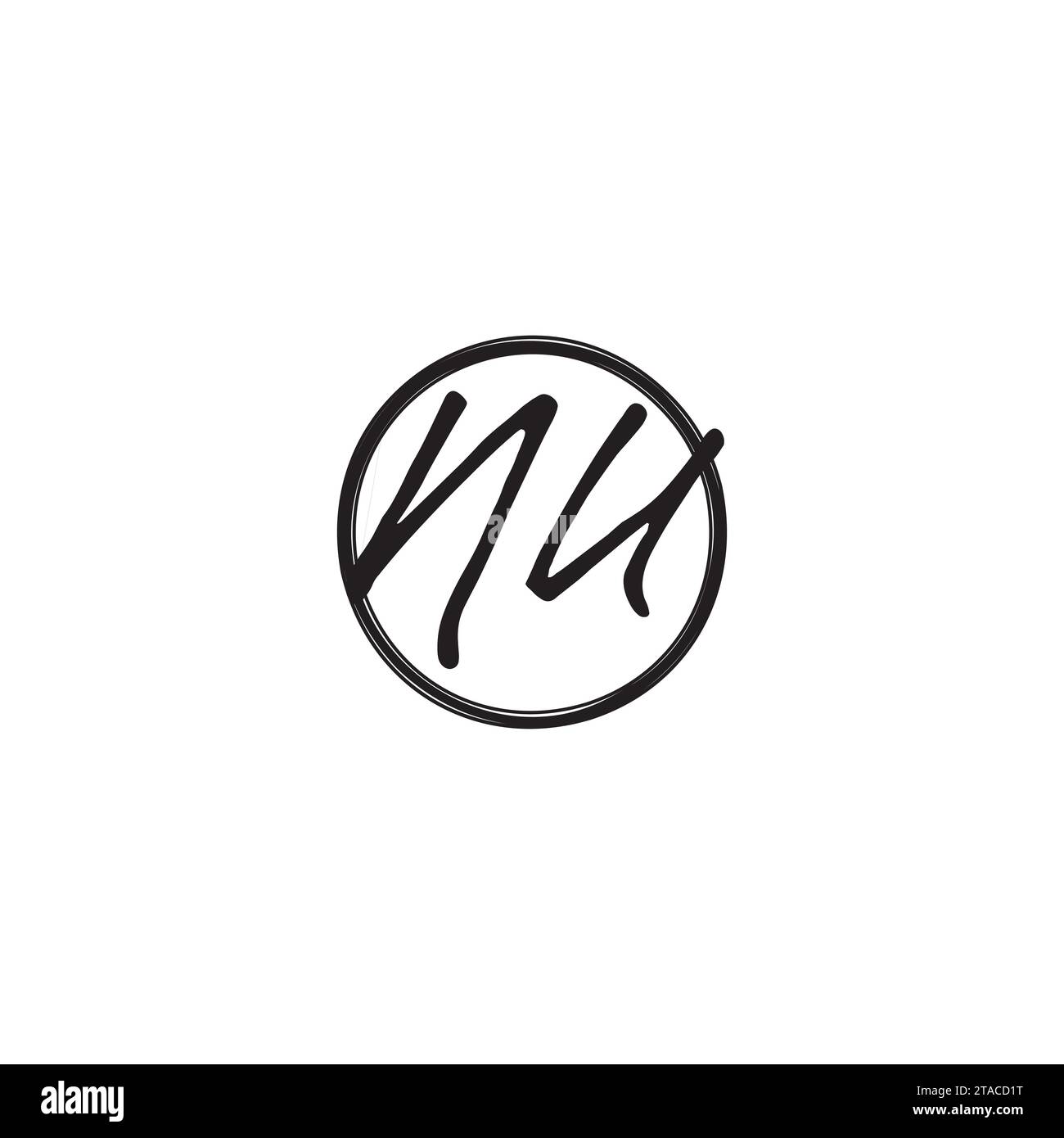 NU initial logo letters in high quality professional design that will ...