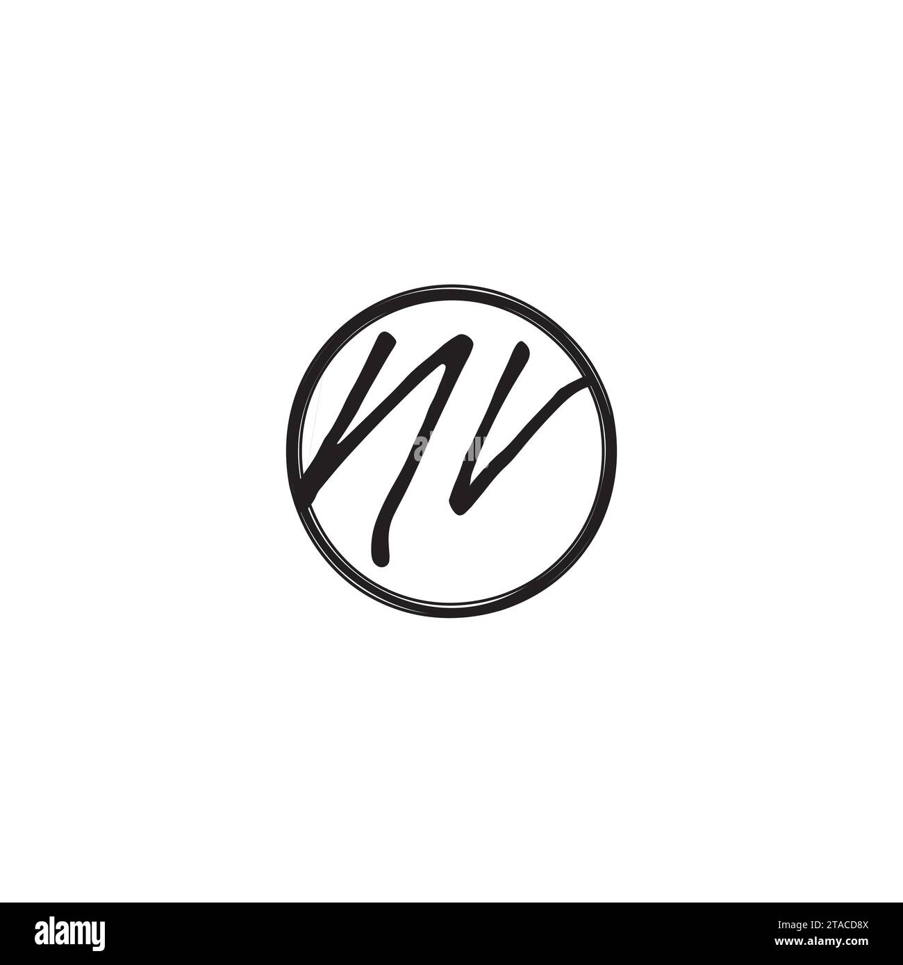 NV initial logo letters in high quality professional design that will ...