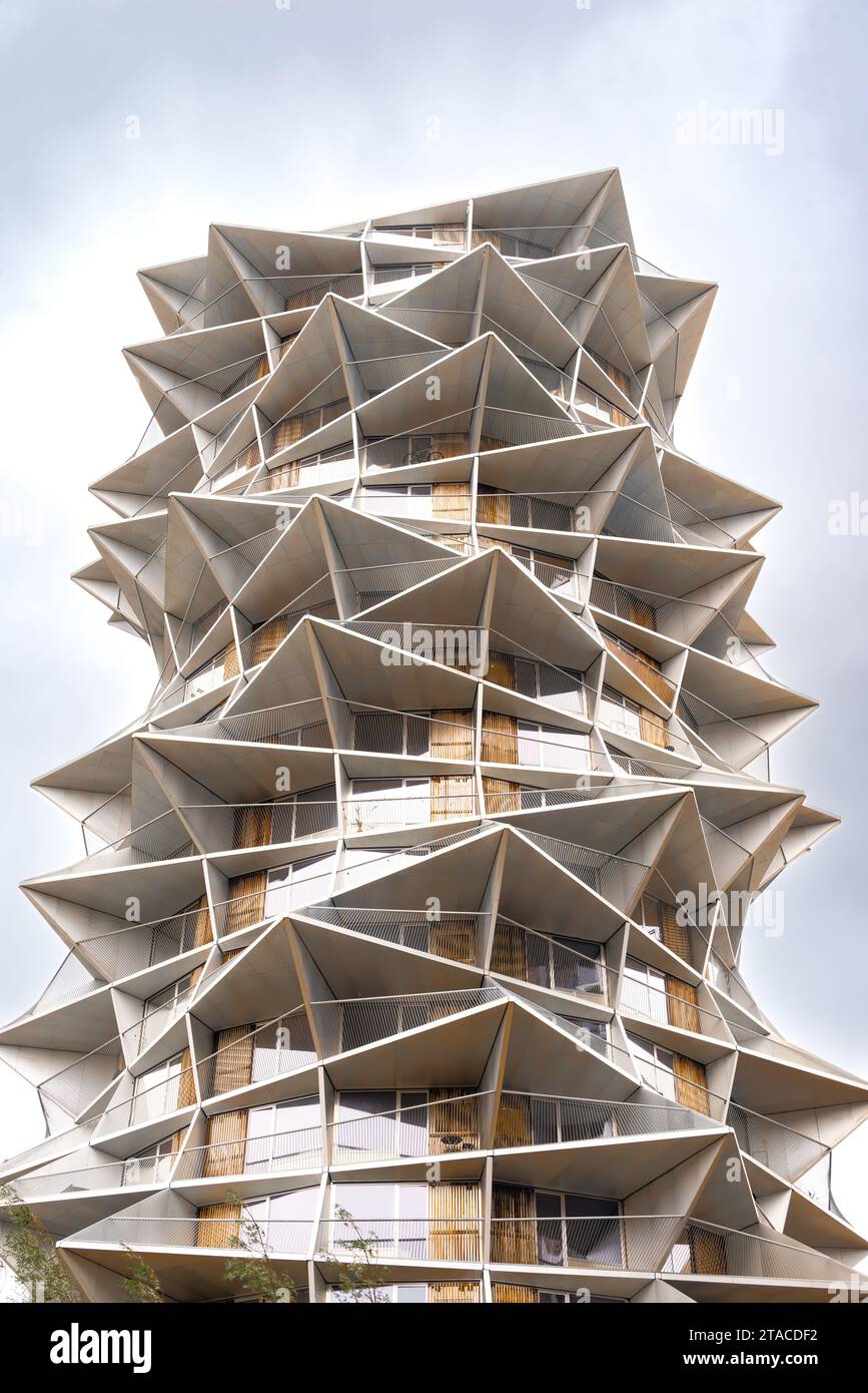Copenhagen, Denmark - Kaktus Towers apartment building by BIG Stock ...
